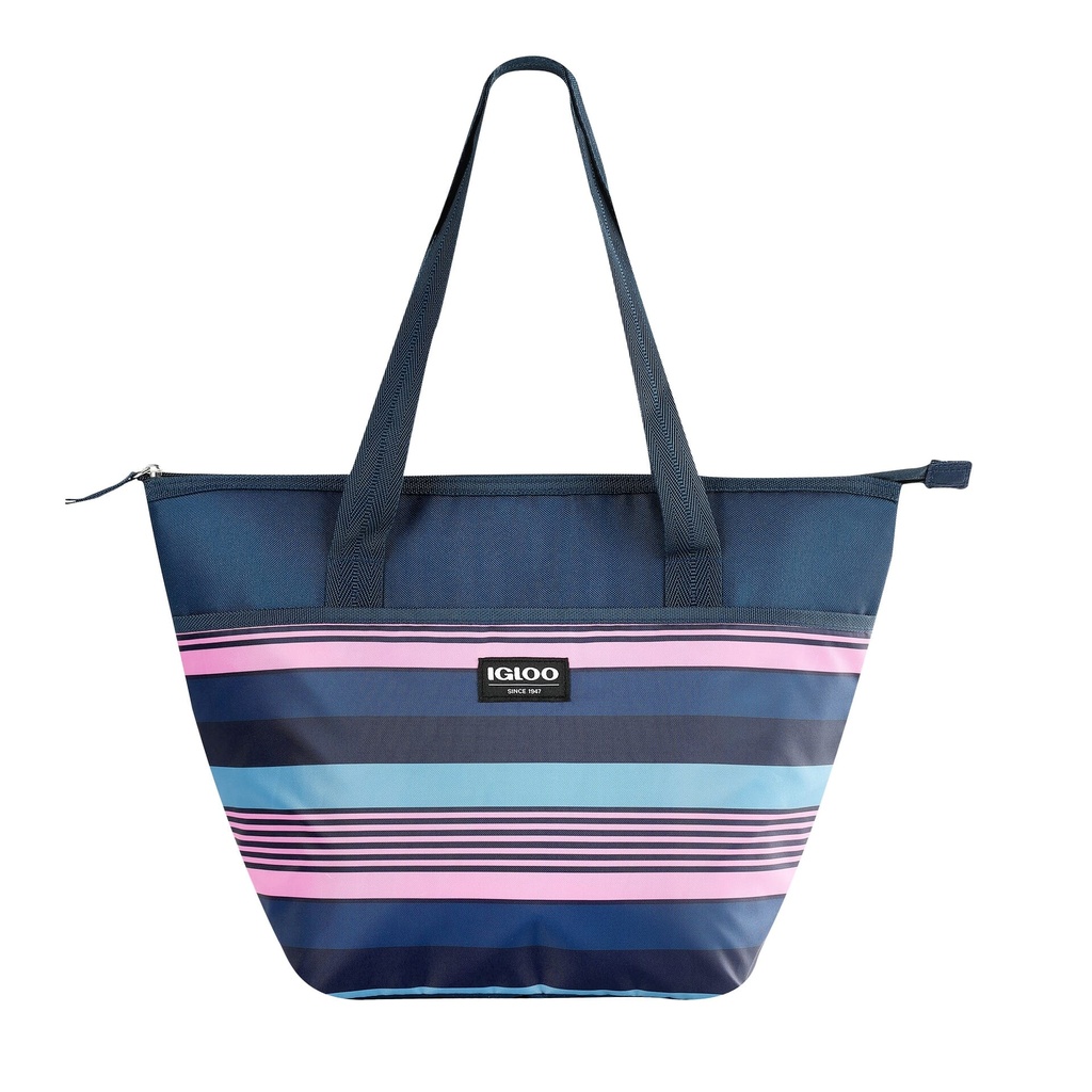IGLOO-Essential Tote Opp Print Basics - Navy Stripe - Igloo | Top ...